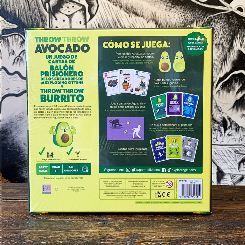 Throw Throw Avocado – Búho Juegos de mesa